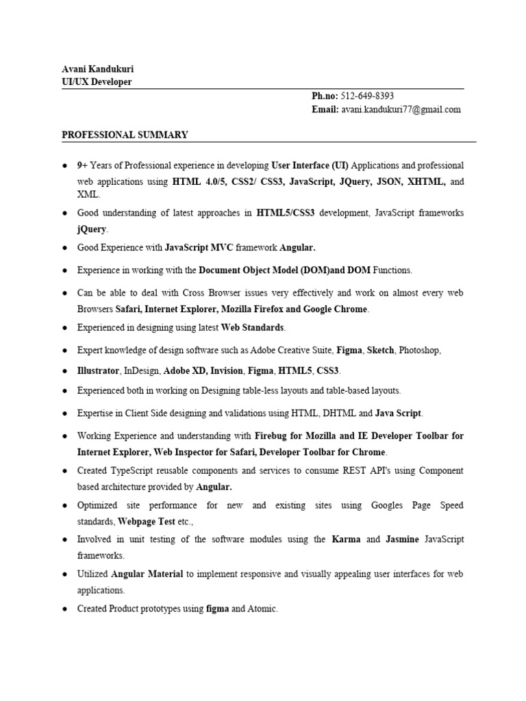 Avani Front End Dev | Download Free PDF | Html5 | Spring Framework