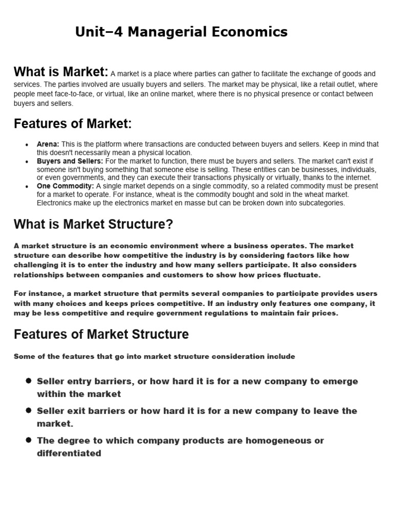 Unit 4 | PDF | Monopoly | Economic Equilibrium