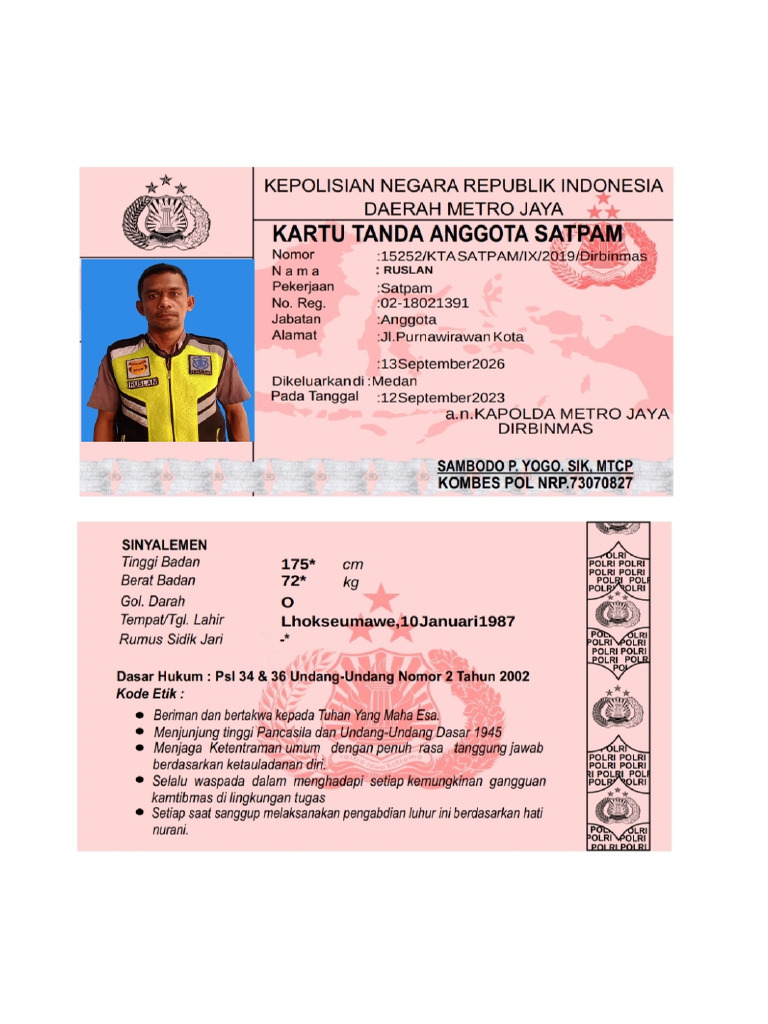 Ruslan Kta Satpam | PDF