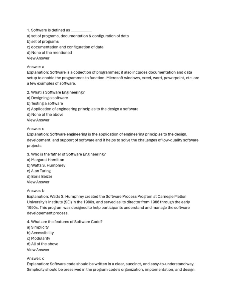 Software Engineering | PDF | Software Development Process | Software