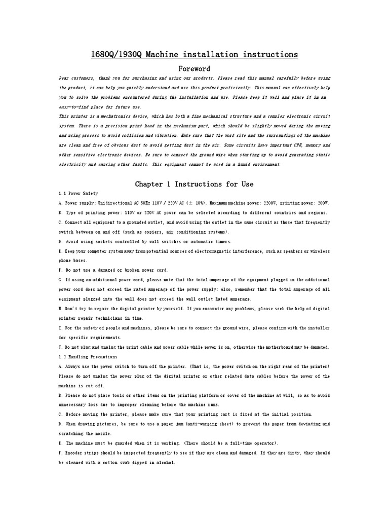 1680Q-1930Q Machine Installation Instructions HS | PDF | Clothes Dryer ...