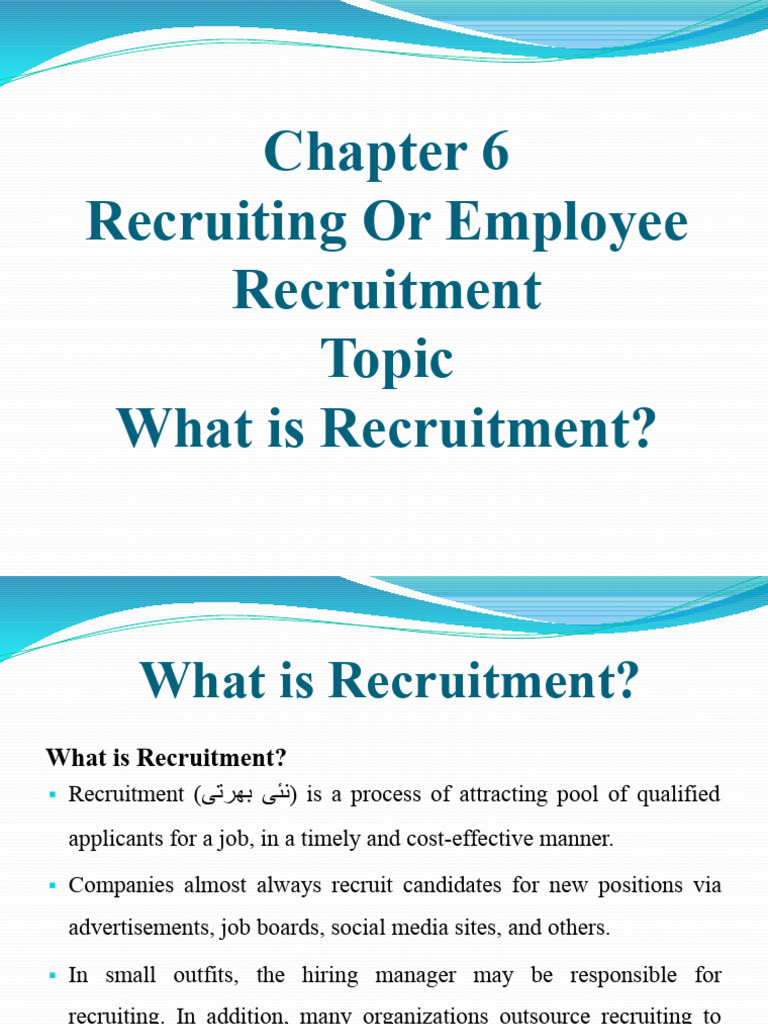 Understanding Recruitment Processes | PDF