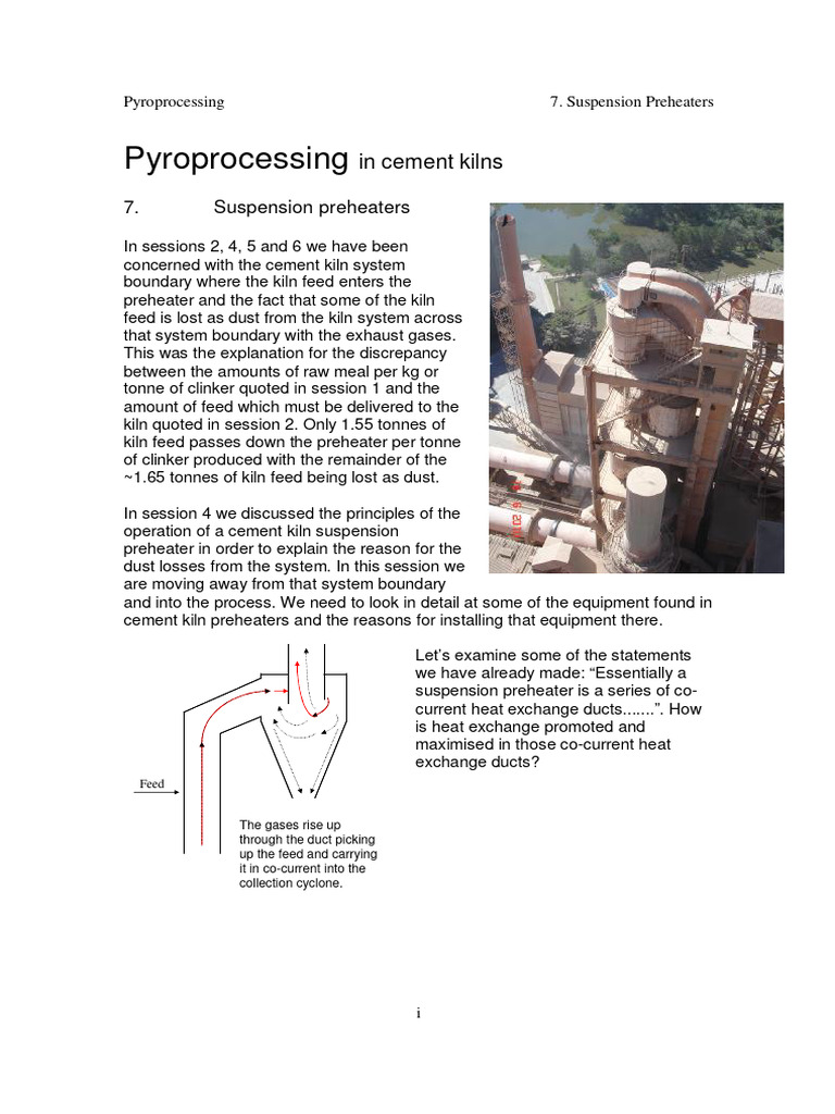 Pyro 7. Suspension Preheaters | PDF | Industrial Processes | Mechanical Engineering