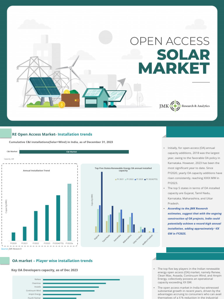 Open Access - JMK - Slides | PDF | Solar Power | Open Access