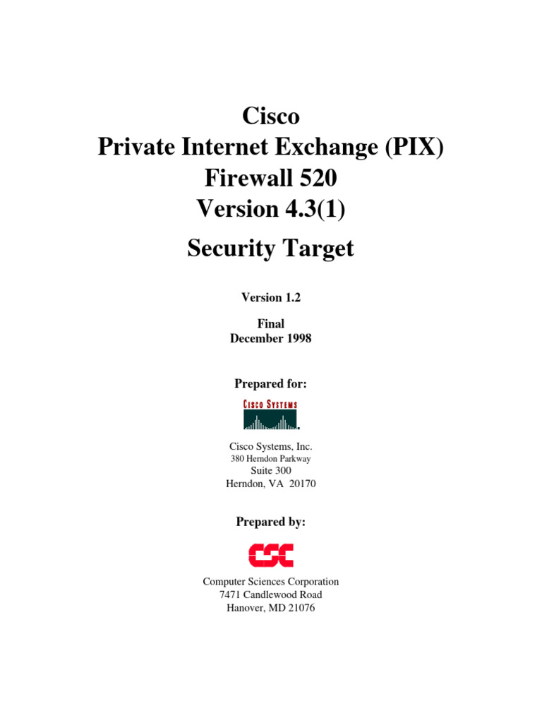 Cisco Private Internet Exchange TTAP-ST-0002 PDF | PDF | Computer Network | Firewall (Computing)