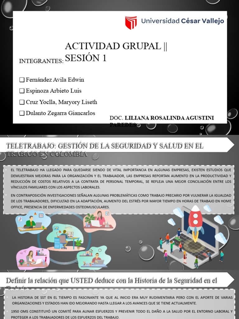 Act Grupal s1 | PDF | Organización Internacional del Trabajo