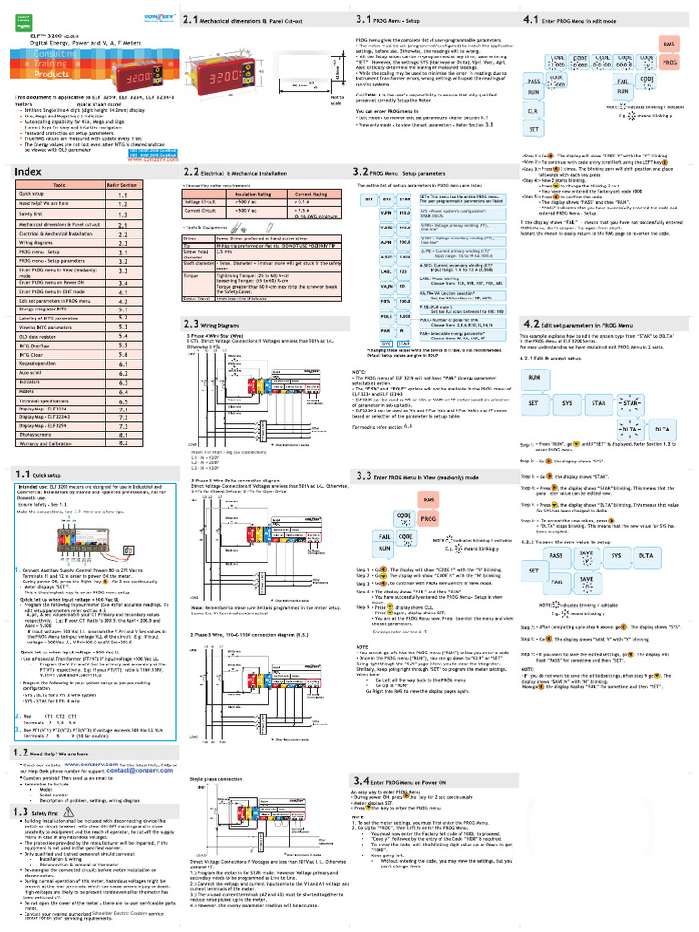 ELF 3200 Fan Fold New Updated | PDF | Calibration | Reliability Engineering
