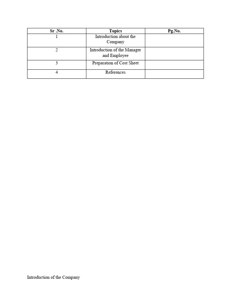 CMA Cost Sheet | PDF | Economies | Business