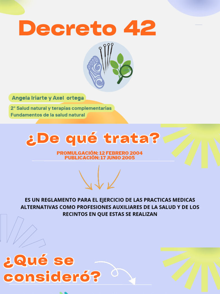 Decreto 42 | PDF | Relaciones personales, crianza y desarrollo personal