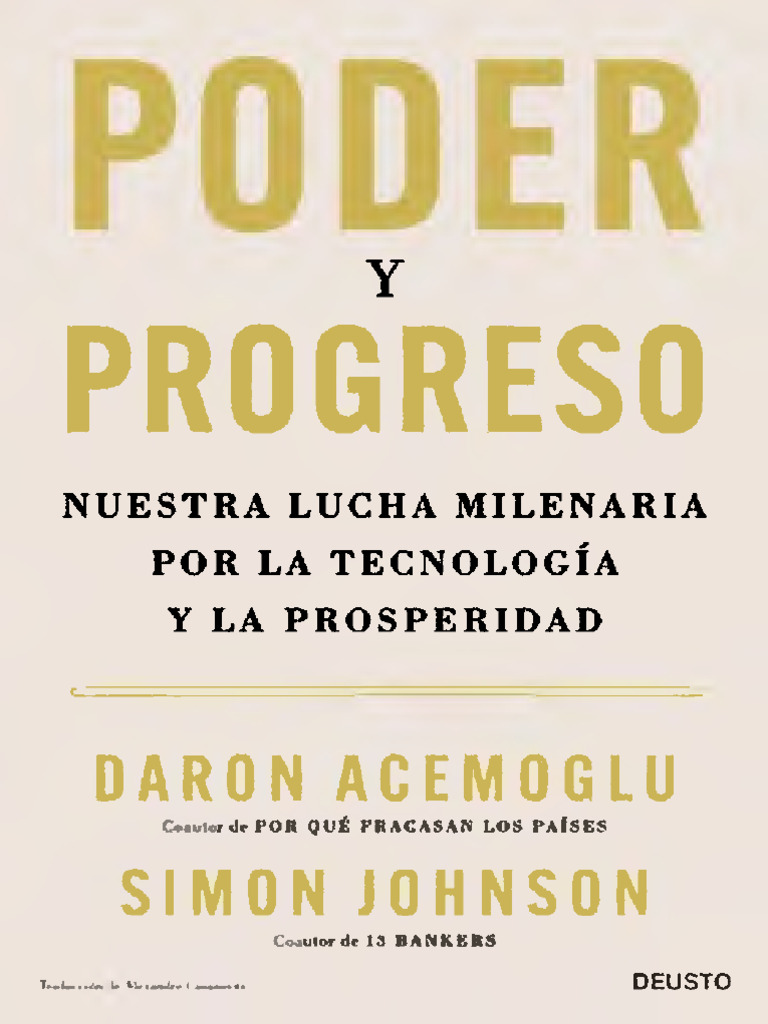 Acemoglu Poder y Progreso Ocr | PDF