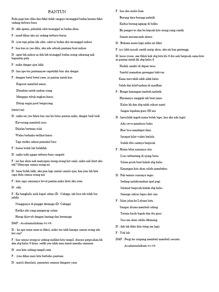 PANTUN | PDF