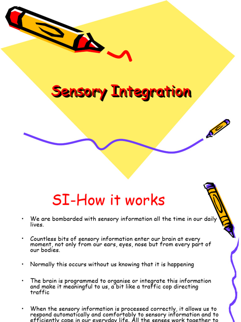 Understanding Sensory Integration | PDF | Senses | Taste