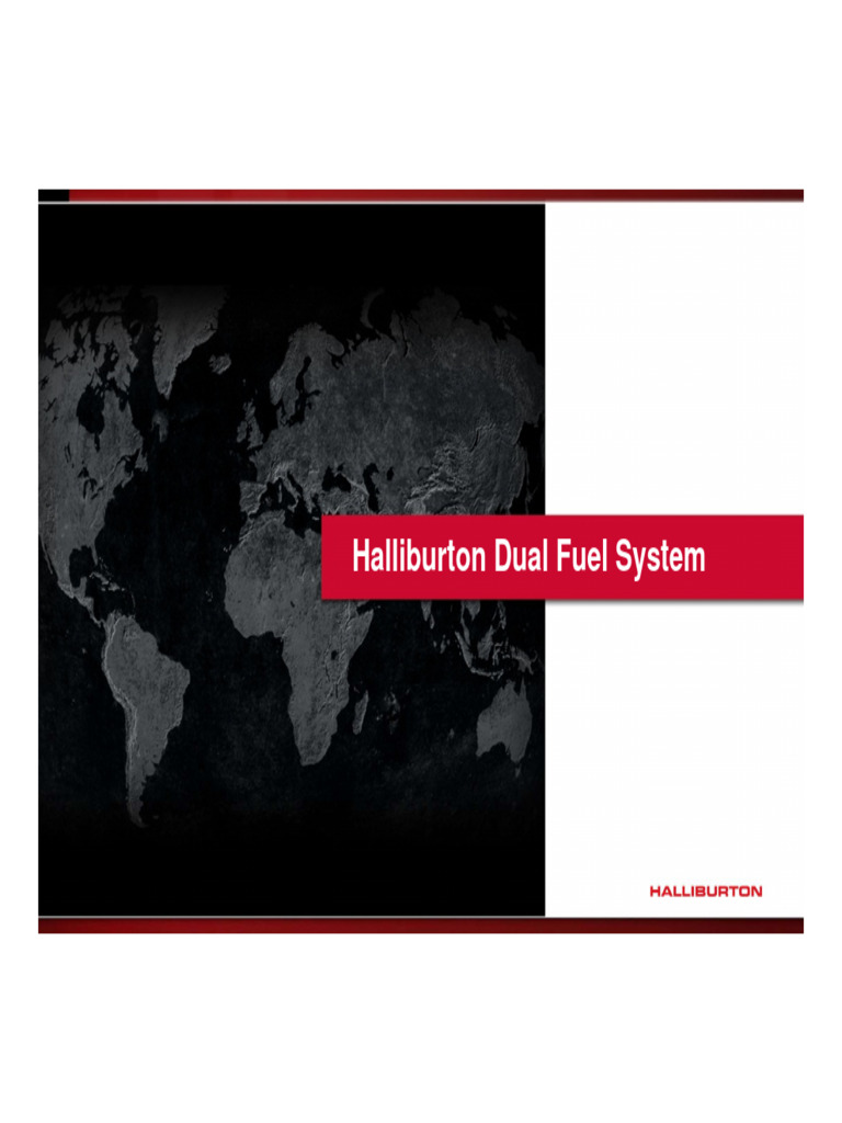 Halliburton-Dual Fuel System | PDF