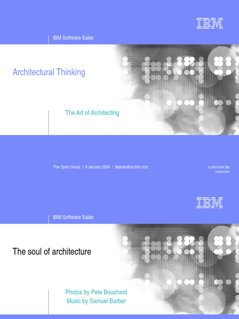 Arch Thinking Pdf Software Architecture System