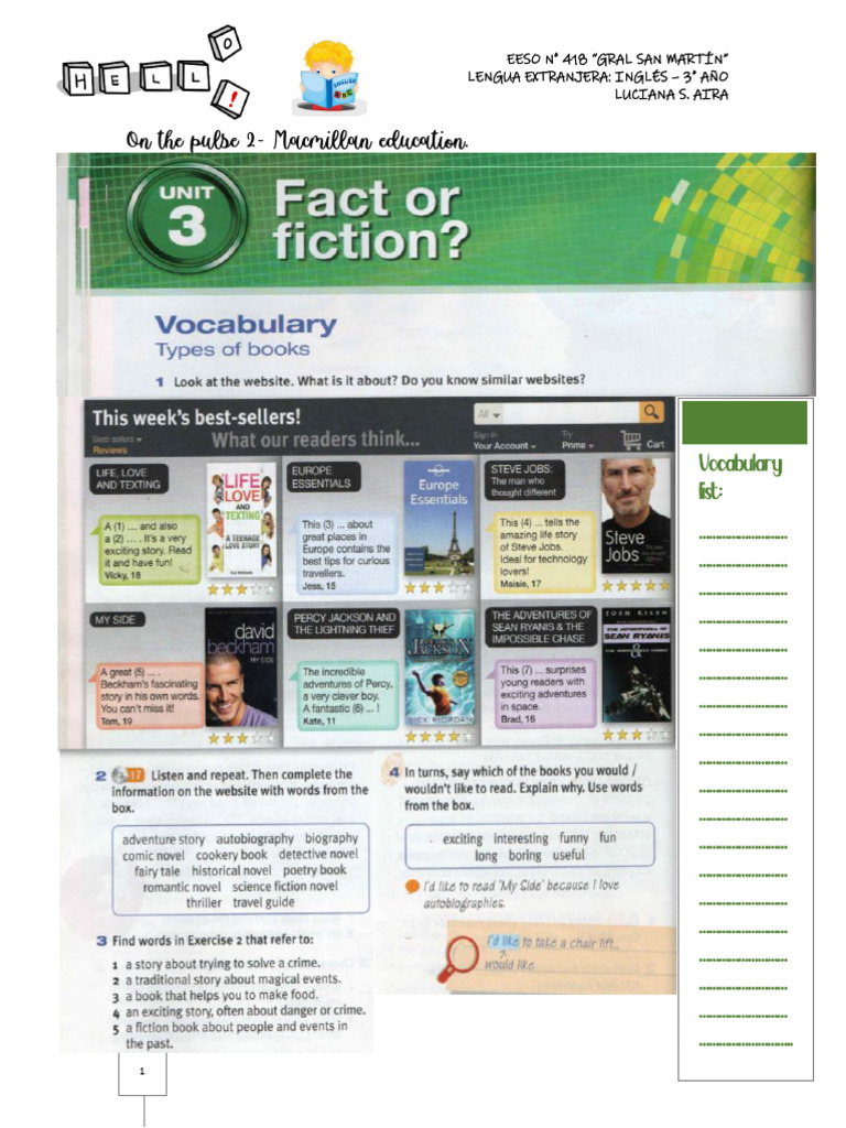 3º Año EESO #418-2024 | PDF | Home & Garden