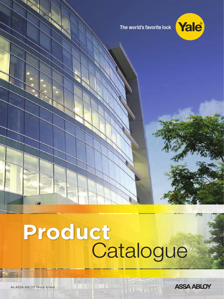 Yale Access Control Product Catalog | PDF | Door | Remote Control