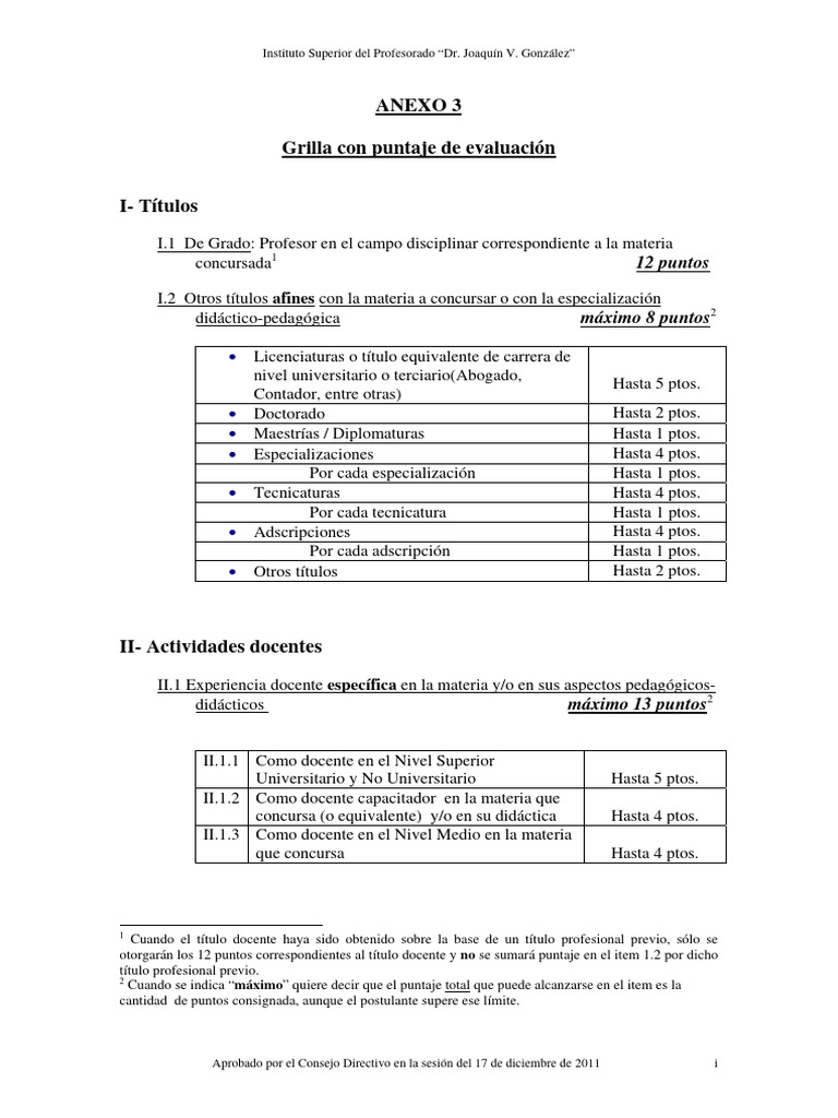 Anexo3 Concursos | PDF | Maestros | Educación más alta