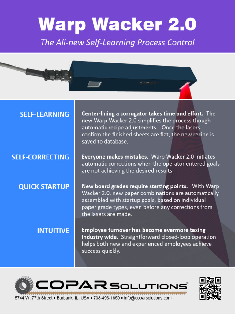 Copar Warp Wacker 2.0 Brochure Rev B | PDF | Computing