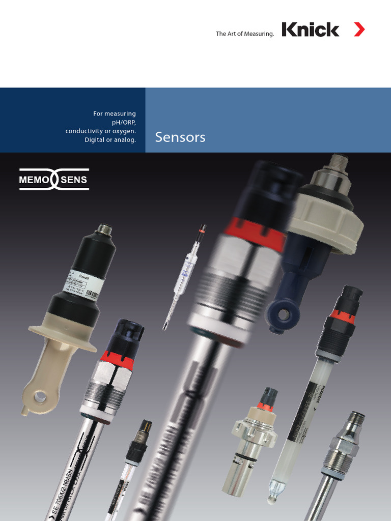 Knick pH/ORP, Conductivity, Oxygen Sensors | PDF | Water | Ph