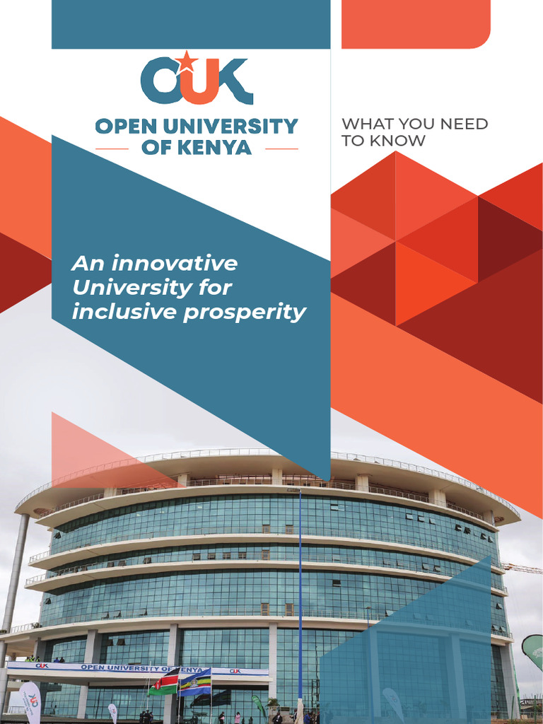 Open University of Kenya Brochure | PDF | University And College ...