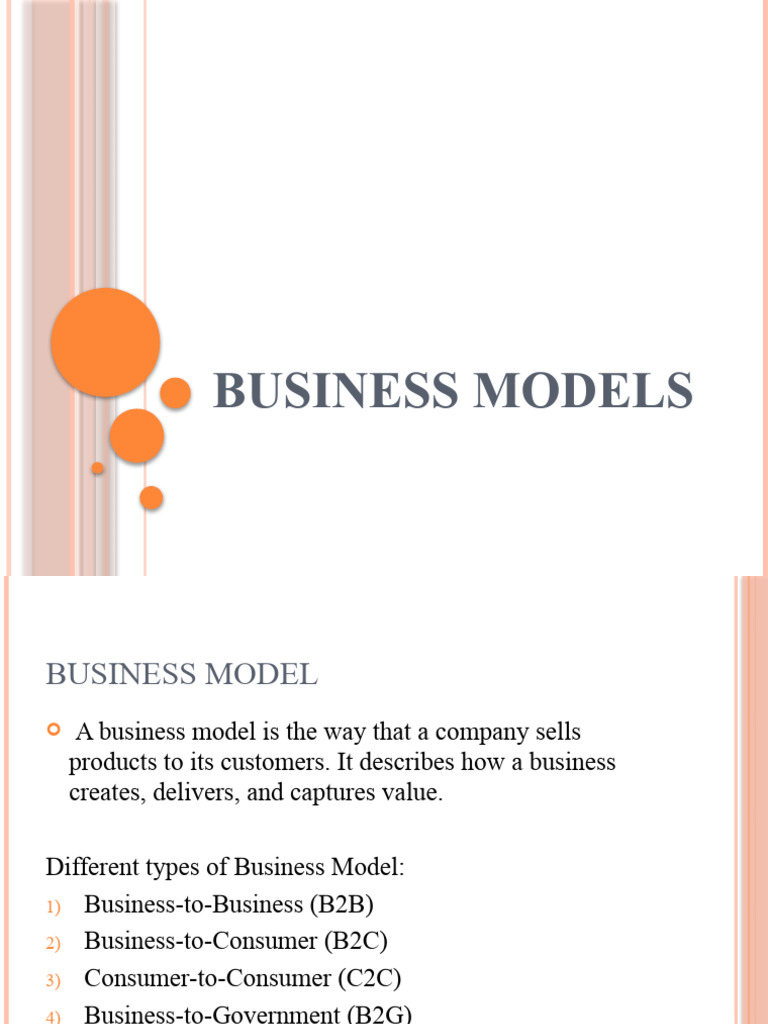 Business Models | PDF | Strategic Management | Financial Economics
