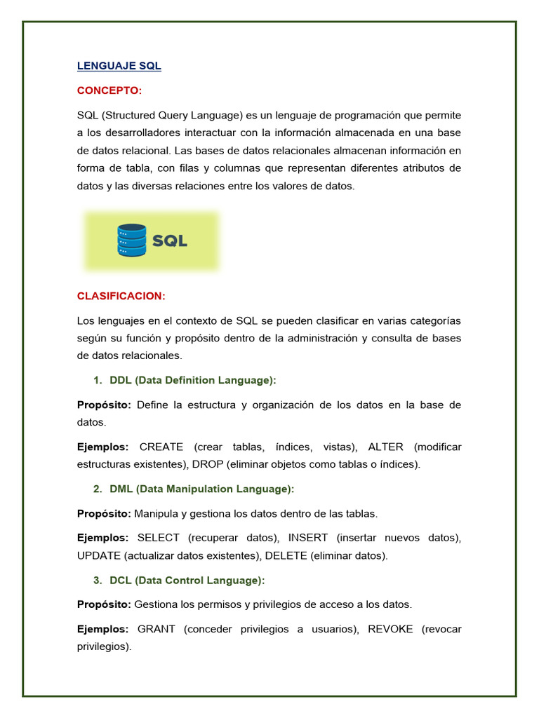 Lenguaje SQL Campuzano y Lozano | PDF | SQL | Servidor SQL de Microsoft