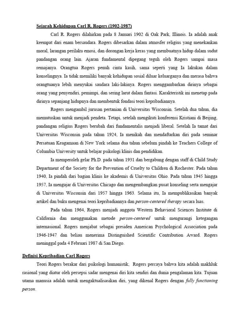 Carl R. Rogers | PDF