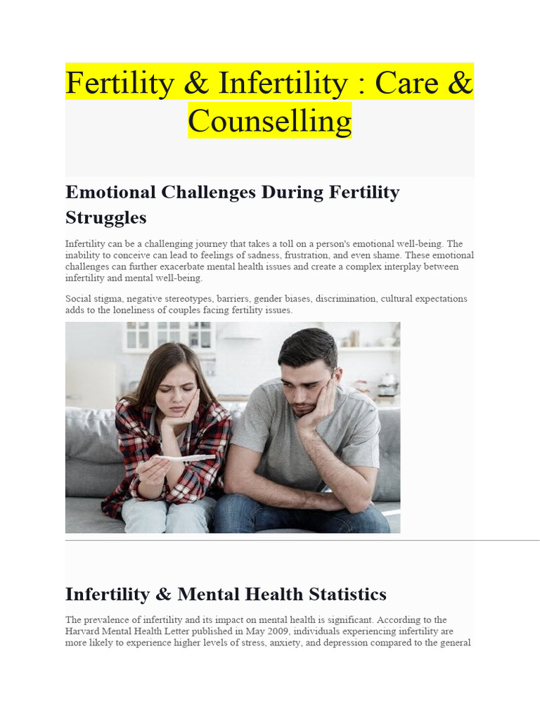 Doctor For Fertility and Infertility Coping in Udaipur | PDF ...