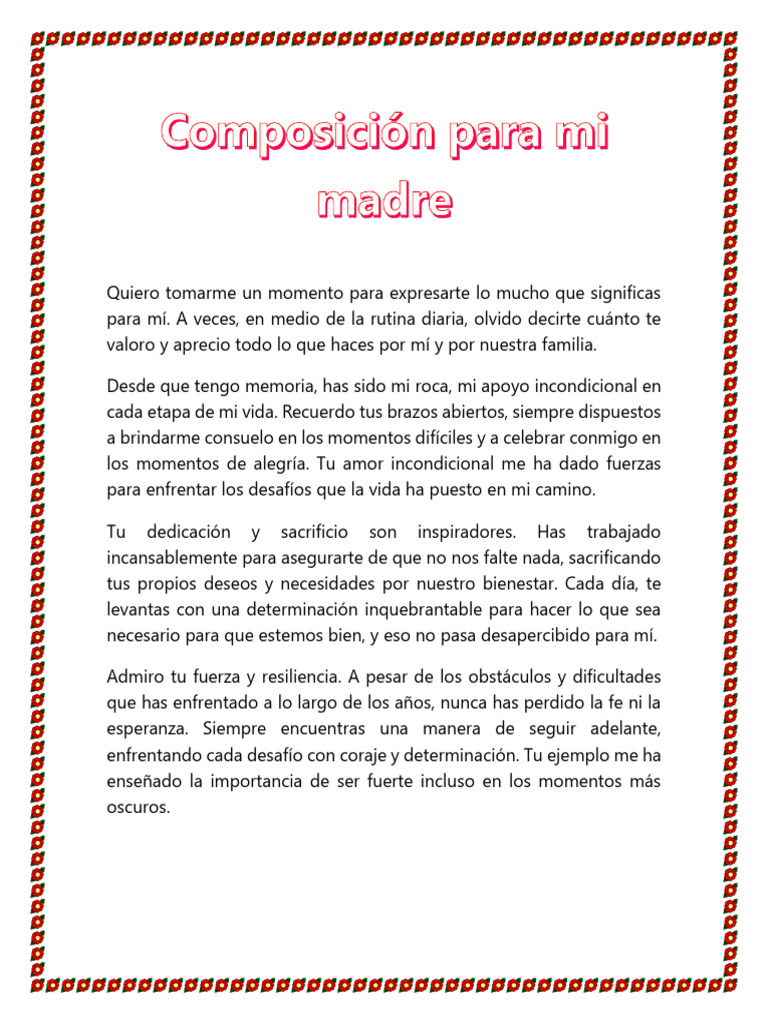Mi Madre | PDF