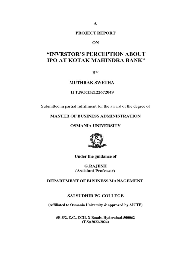 (Akhil 1 | PDF | Initial Public Offering | Stocks