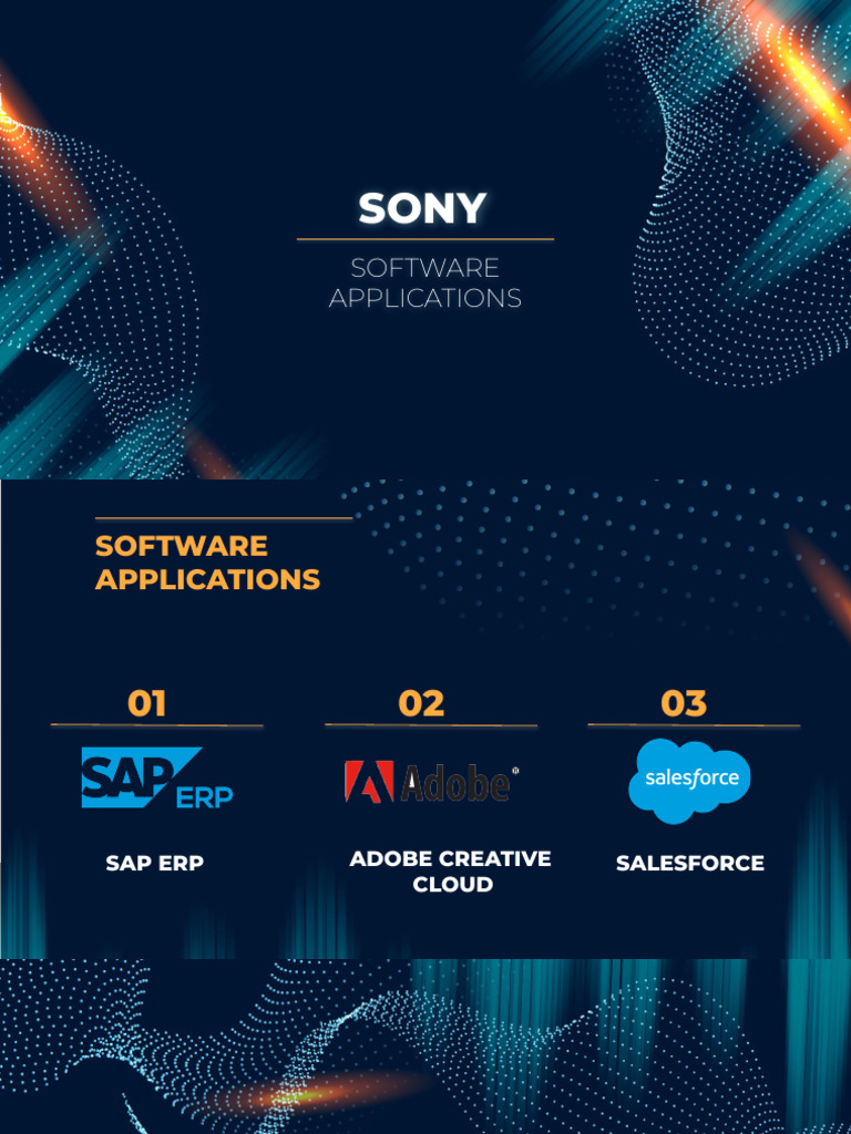 Softwares used by SONY | Download Free PDF | Cloud Computing | Sales