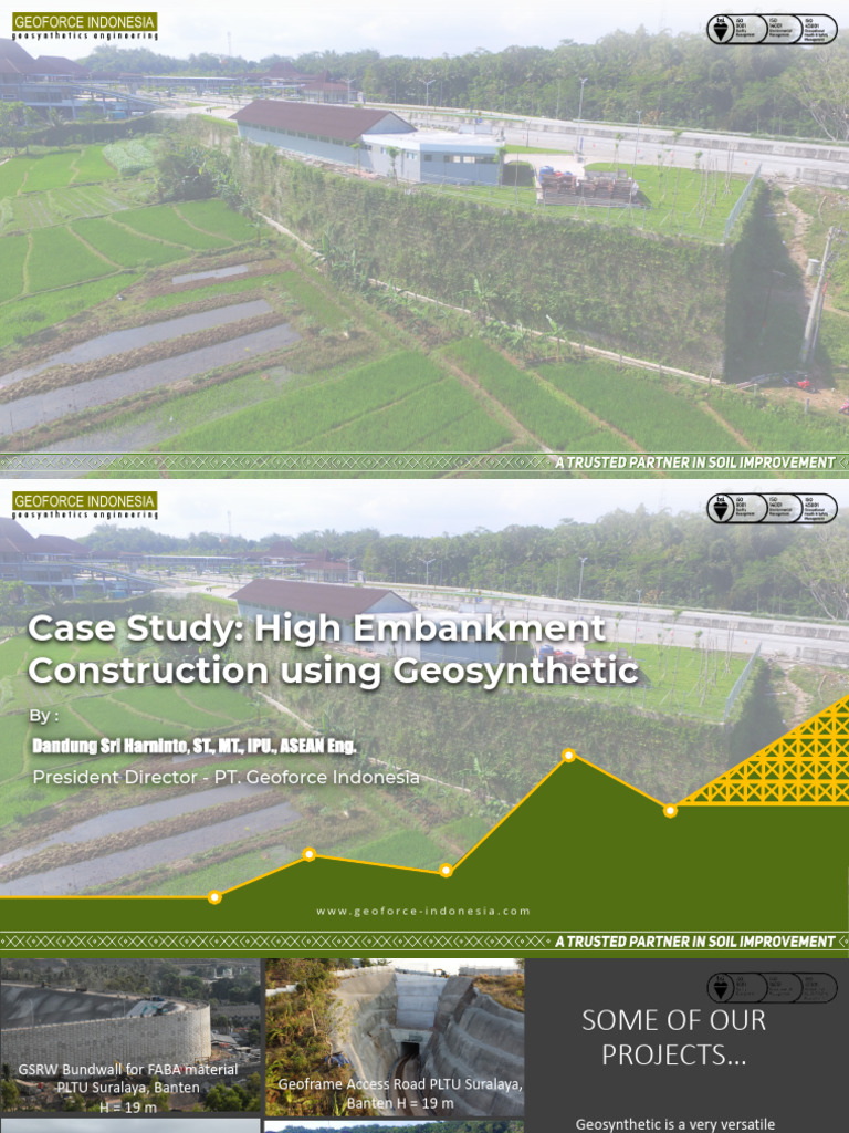 Shared - High Embankment Construction Using Geosynthetic | PDF | Civil ...