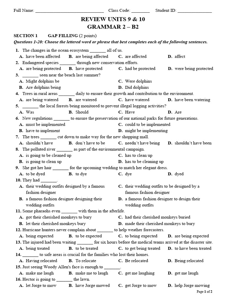 Review Units 9 & 10 | PDF | Logging | Earth Sciences