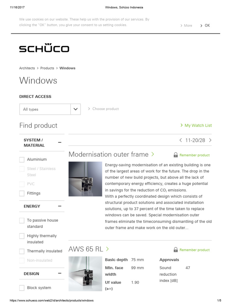 Windows, Schüco Indonesia Part-2 | PDF | Window | Building Insulation