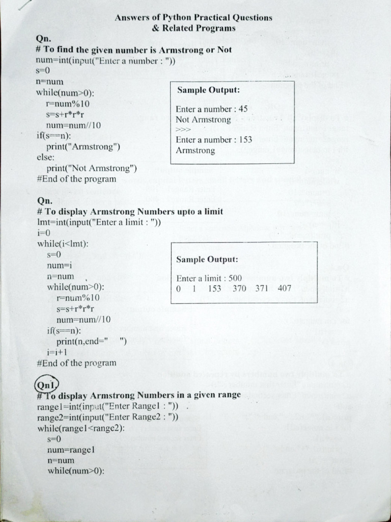 Python Programs | PDF