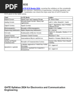 Study Material and Books For GATE ECE Preparations | PDF | Electronics ...