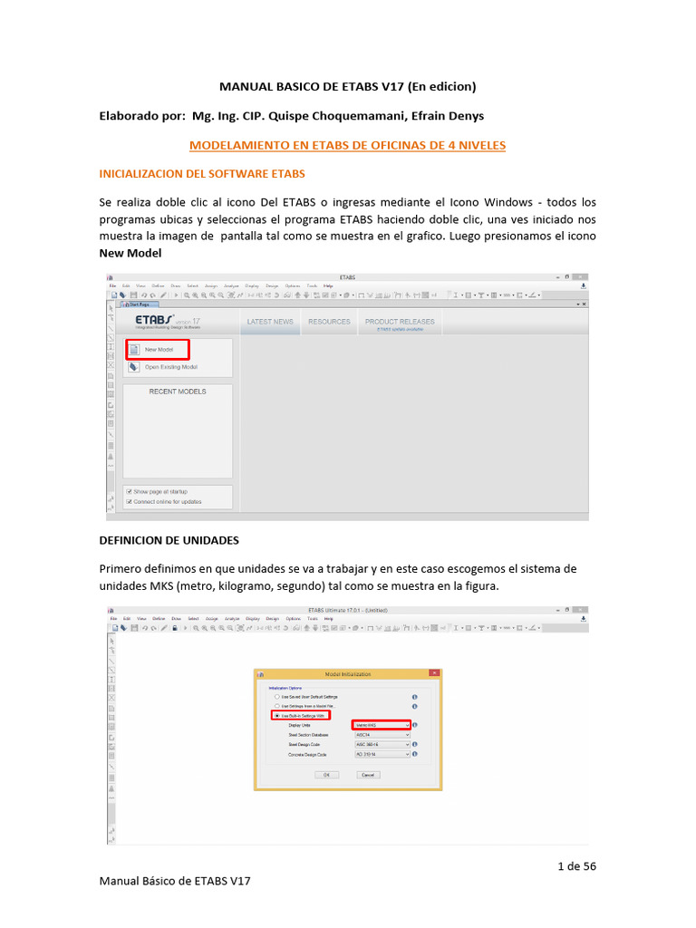 S07.s7-Material-Análisis Estructural II - Manual ETABS | PDF | Ingeniería de Edificación ...