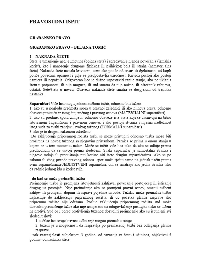 Pravosudni Ispit 2 | PDF