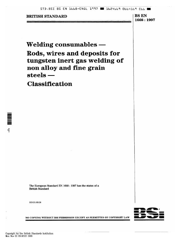 BS en 1668 | PDF
