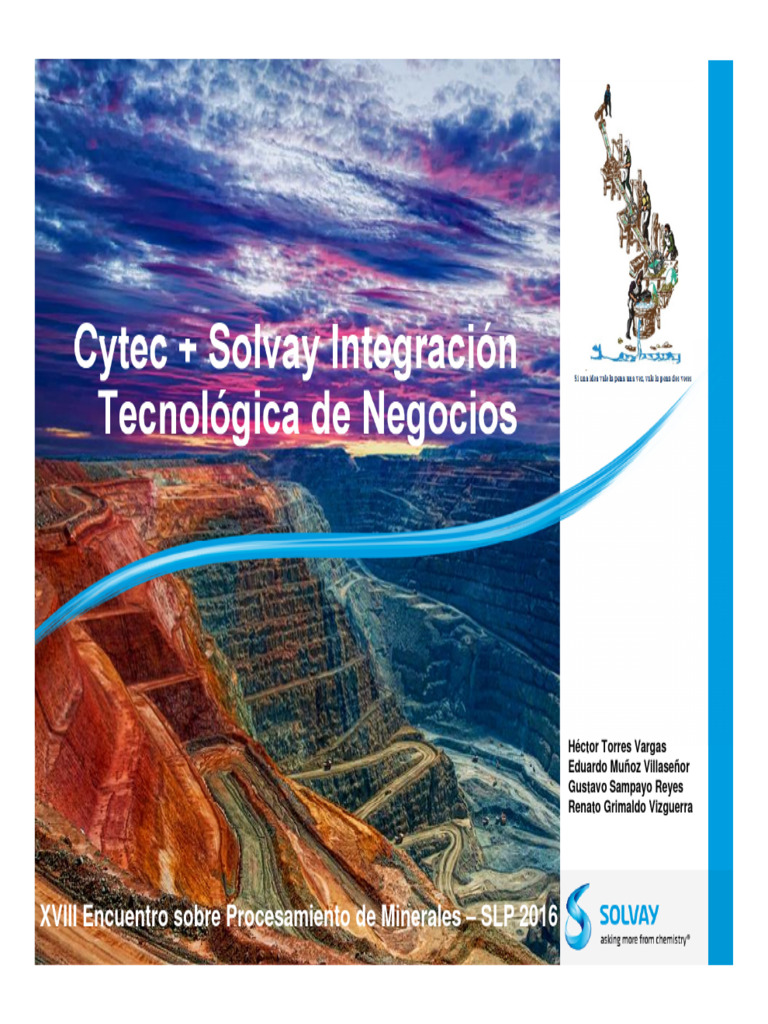 Cytec + Solvay Integración Tecnológica de Negocios | PDF | Economias