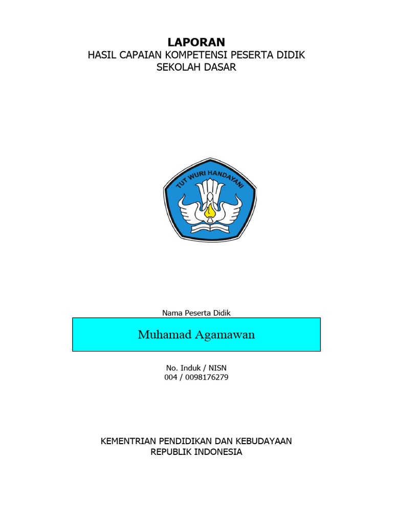 Raport Kelas 6 | PDF