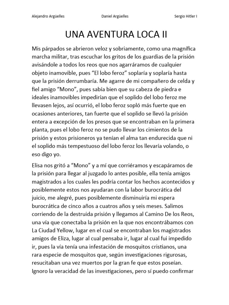 Una Aventura Loca Ii | PDF