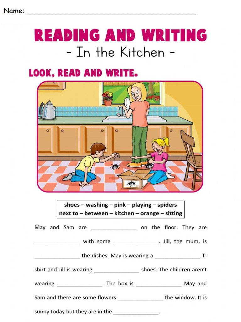 Reading and Writing in The Kitchen | PDF