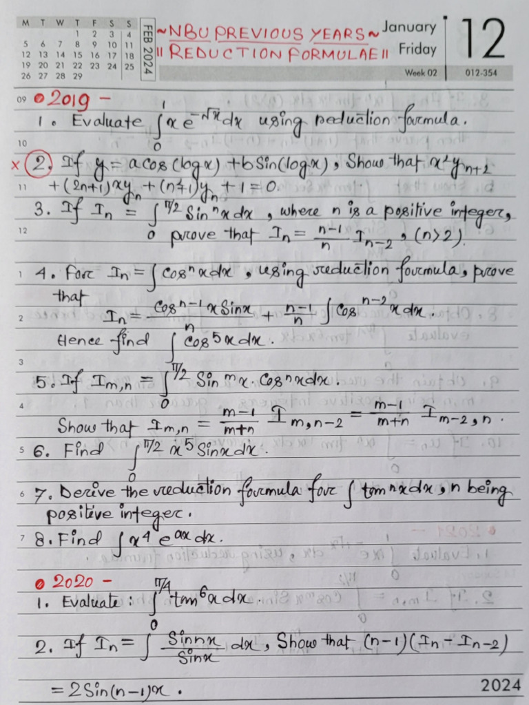 Reduction Formula 2007-23 | PDF