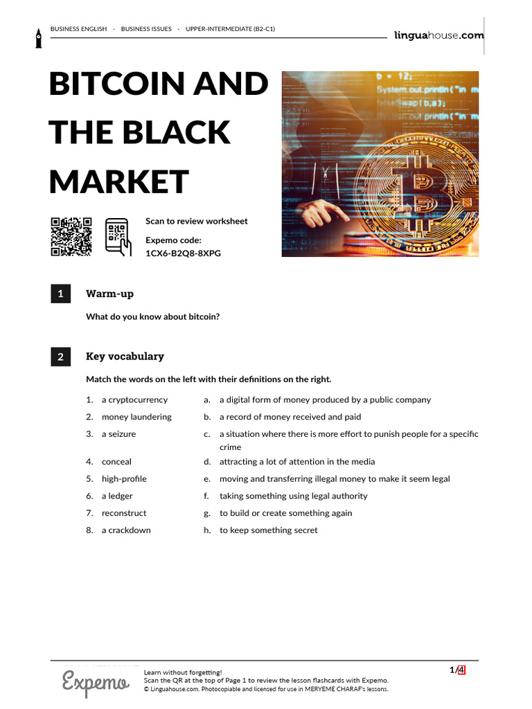 Bitcoin's Role in Illegal Trade | PDF | Cryptocurrency | Bitcoin