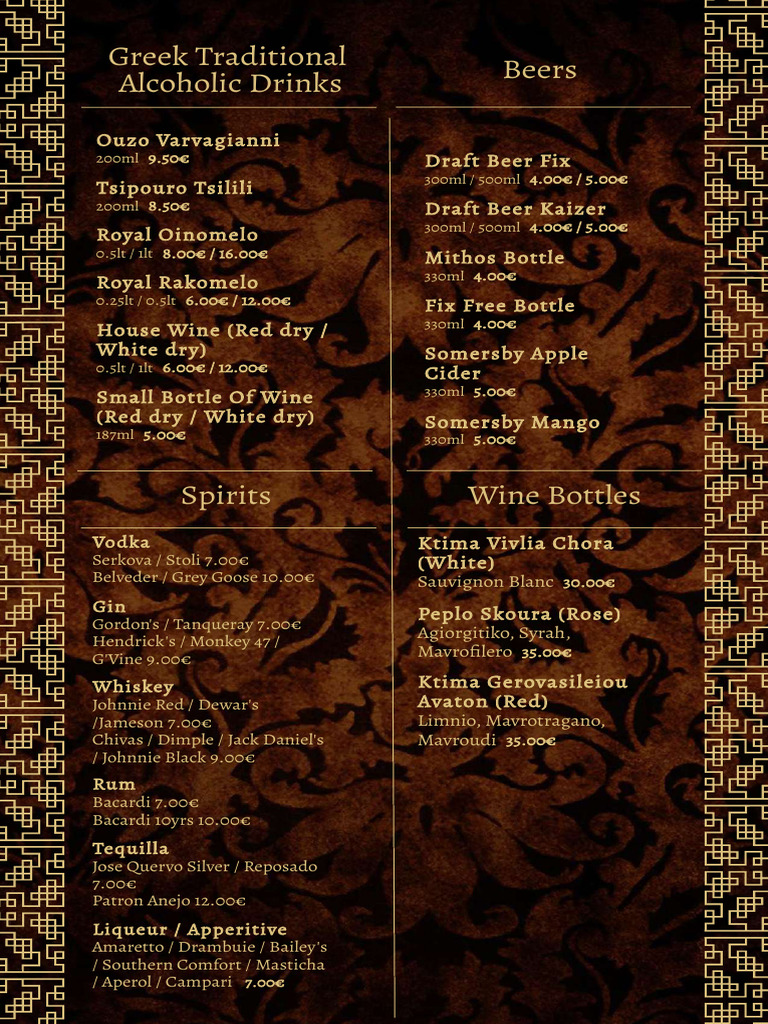 Beers and Drinks Compressed | PDF | Rum | Alcoholic Drinks