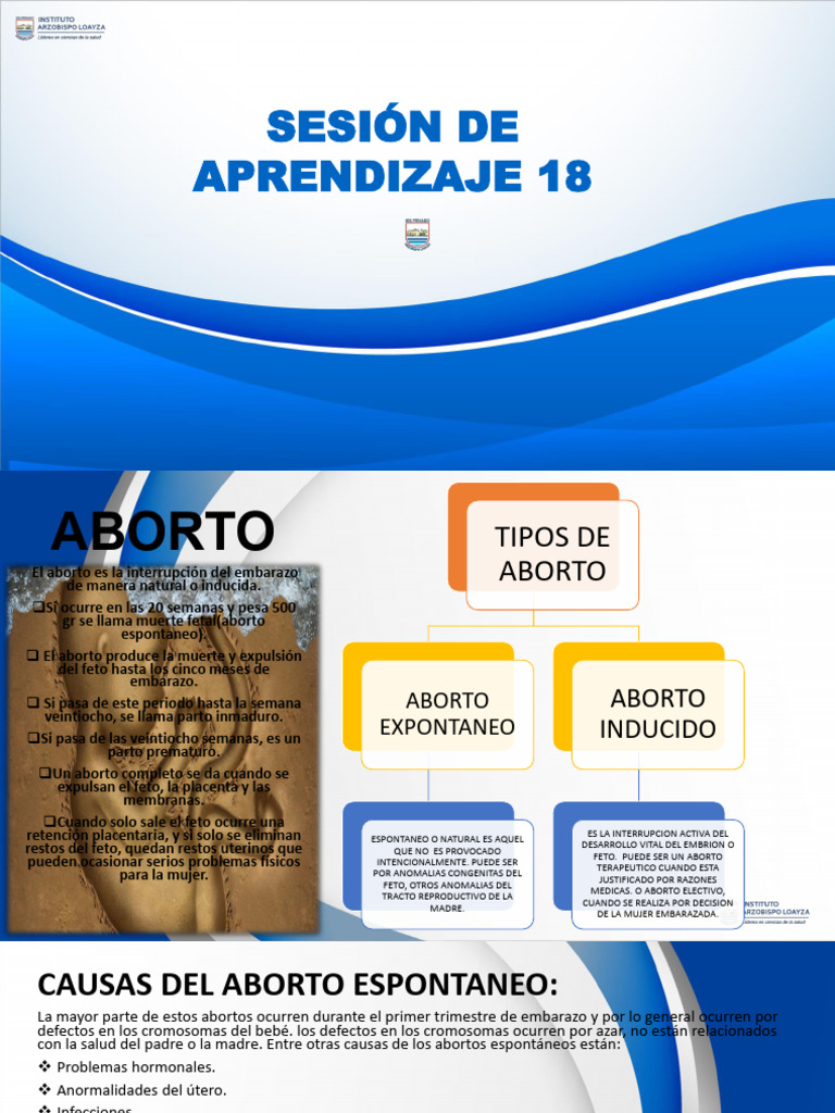 GINECOLOGIA CLASE 18 | Descargar gratis PDF | Aborto | El embarazo