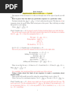 Cauchy's Root Test | PDF | Mathematical Structures | Real Analysis