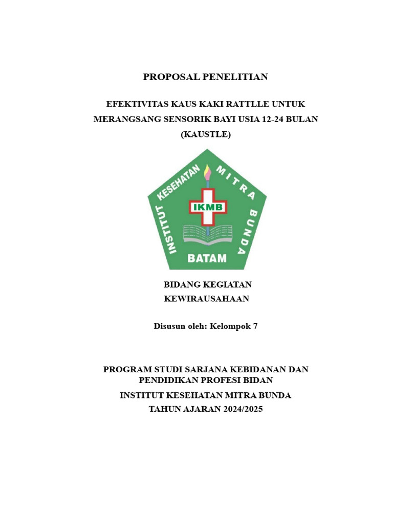 PROPOSAL USAHA SUCI-BU CATUR - UTS Salinan (1) . | PDF