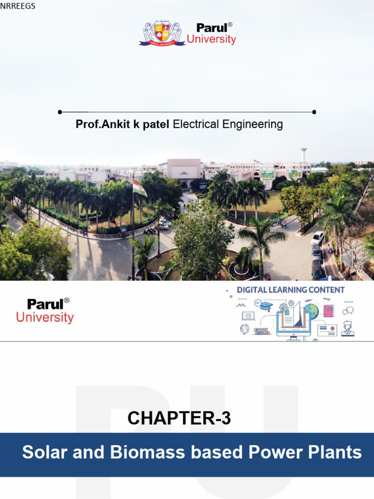 Solar and Biomass Chapter | PDF | Solar Power | Photovoltaic System